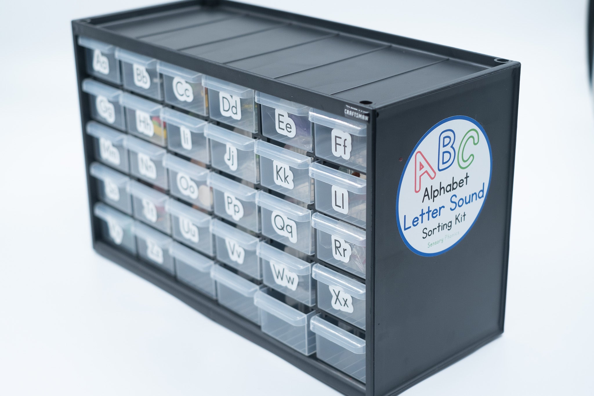 ABC Mini Objects Kit with Drawer Storage – Sensory Phonics